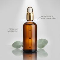 China 30ml Clear Glass Dropper Bottle Leak Proof Cap OEM Custom Color for Hair Growth Oil for sale