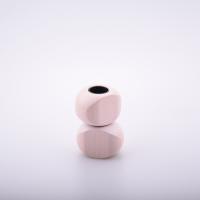 China Beech Square Wood Perfume Cap 15mm FEA Neck Matte Lacquer Custom Color Size for sale