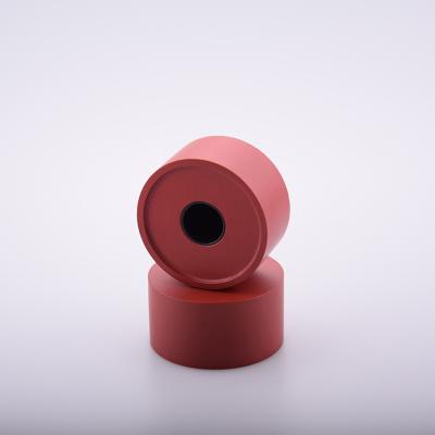 China Mahogany Wood Magnetic Perfume Cap 15mm FEA Neck Custom Shape Color Size Options for sale