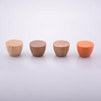 China Teak Wood Glossy Lacquer Perfume Cap 15mm FEA Neck Custom Logo Color Finish for sale
