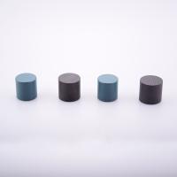 China Acacia Wood Heavy Perfume Cap Round Shape 15mm FEA Neck Custom Color Finish for sale