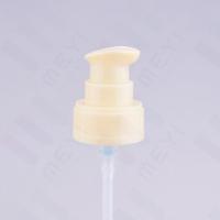 China 20 400 Yellow Plastic Cream Treatment Pump For Lotion , Cosmetic Oil for sale