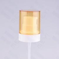 China 20/400 Outer Spring Treatment Pump For Cosmetic Cream With Yellow AS Cap for sale