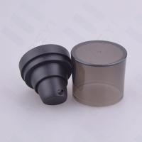 China Matt Black Plastic Cream Foundation Pump 18/410 Outer Spring With AS Cap for sale