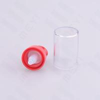 China 20/400 Outer Spring Red Plastic Cosmetic Cream Pump , Airless Makeup Pump for sale