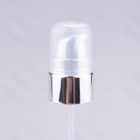 China 24/410 Outer Spring Treatment Pump Silver Color For Cosmetic Packaging for sale