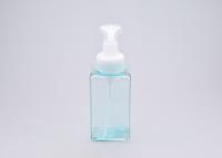 China Reusable 0.4cc 450ml Blue Translucent Soap Dispenser Refill Bottle for sale