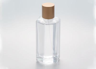 China No Spill Hexagon Perfume Bottle 100ml 0.075ml Refillable for sale