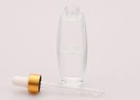 China 18/400 30ml 1 Oz Clear Glass Dropper Bottles Containers Silicone Sleeve for sale