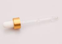 China 18/400 30ml 1 Oz Clear Glass Dropper Bottles Containers Silicone Sleeve for sale