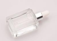 China 18/410 1.5ml 30ml Clear Glass Dropper Bottles For Oils for sale