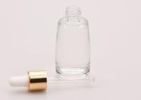 China 100ml 18/415 Rose Gold Dropper Bottle Leakage Proof Glass Lotion Bottle for sale