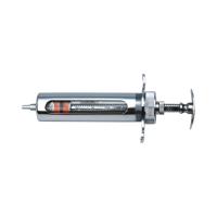 China Stainless Steel Luer Lock Metal Veterinary Syringe 10ml Cattle Injection Needles for sale
