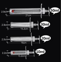 China Stainless Steel Luer Lock Metal Veterinary Syringe 10ml Cattle Injection Needles for sale