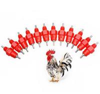 China POM 360 Degree Poultry Water Drinkers Nipple 9mm Plastic Feeder for sale
