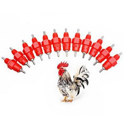 China POM 360 Degree Poultry Water Drinkers Nipple 9mm Plastic Feeder for sale