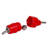 China POM 360 Degree Poultry Water Drinkers Nipple 9mm Plastic Feeder for sale