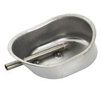 China Oval Stainless Steel Automatic Hog Drinking Bowl Pig Water Drinkers for sale
