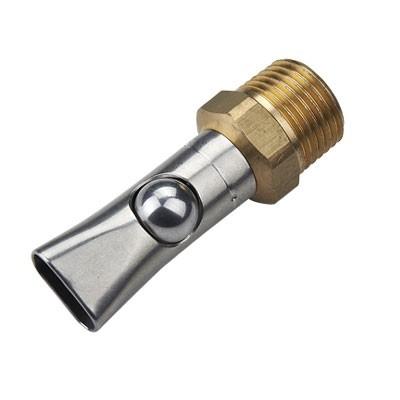 China Bite Ball NPT Pig Water Drinkers Nozzle 67mm Automatic for sale