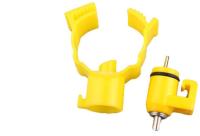 China 150ml Min Poultry Nipple Waterer 30cm Chicken Water Feeder Nipples for sale