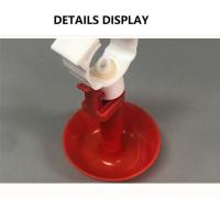 China Quail Pvc Hen Water Feeder Chicken Drinkers Cups 10ml Min for sale