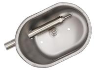 China Middle Size Oval Shape Pig Drinking Bowl Swine Waterer Pig Water Drinkers for sale