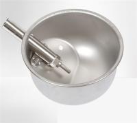 China 304 Stainless Steel Pig Water Bowl 17.5cm Diameter Hog Bowl Pig Water Drinkers for sale