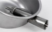 China 15cm Diameter 304 Stainless Steel Water Through Drinking Bowls Pig Water Drinkers for sale