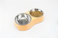 China Raised Sus304 Raised Pet Feeder Bowl PFB Double Wall Dog Bowl for sale