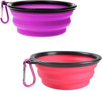 China Portable 80g Pet Feeder Bowl 13cm Collapsible Water Bowl for sale