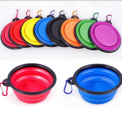 China Portable 80g Pet Feeder Bowl 13cm Collapsible Water Bowl for sale