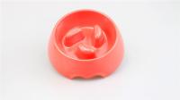 China Plastic 190g Small Pet Feeder Bowl Pantone Cat Slow Feeder for sale