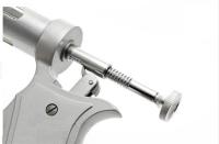 China Sus304 Semi Automatic Injector Syringe Vaccine Veterinary 50cc for sale