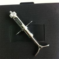 China Veterinary 2ml Stainless Steel Plunger Syringe Automatic Injector for sale