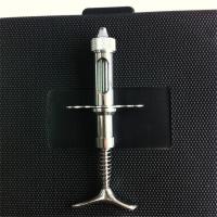 China Veterinary 2ml Stainless Steel Plunger Syringe Automatic Injector for sale