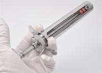 China Copper 20ml Veterinary Metal Syringe 9.5cm Luer Lock Metal for sale