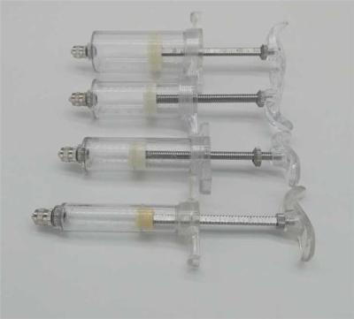 China 20ml Reusable Plastic Steel Syringe TPX Veterinary Animal Vaccine for sale