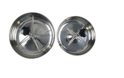 China 360 Degree Small Pig Trough 360 Degree 25cm Zinc Small Feeding Trough for sale