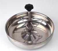 China 750g Stainless Steel Hog Feeder 25cm Piglet Milk Feeder for sale