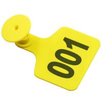 China Animal Plastic TPU Livestock Ear Tags Goat 74mm Farm Pig for sale