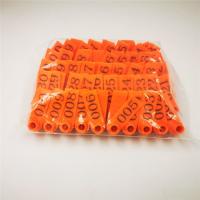China UID Cow Tag Number 80mm Ear Tag Numbering System for sale