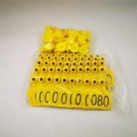 China Animal Husbandry Goat Numbered Cattle Ear Tags Blank RFID TPU Material for sale