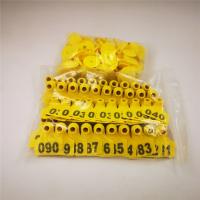 China Barcode Cow Number Tags 100mm Cow Tag Numbering System for sale