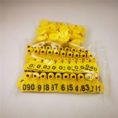 China Barcode Cow Number Tags 100mm Cow Tag Numbering System for sale
