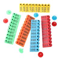 China TPU Cow Ear Tag Number 98mm Cattle Tag Numbering System for sale