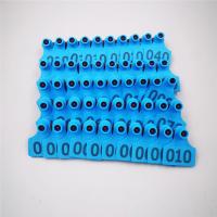 China TPU Cow Ear Tag Number 98mm Cattle Tag Numbering System for sale