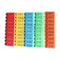 China UID Cow Tag Number 80mm Ear Tag Numbering System for sale