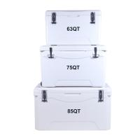 China LLDPE Rotomolded Ice Box Cooler Portable 25QT Plastic Insulated for sale