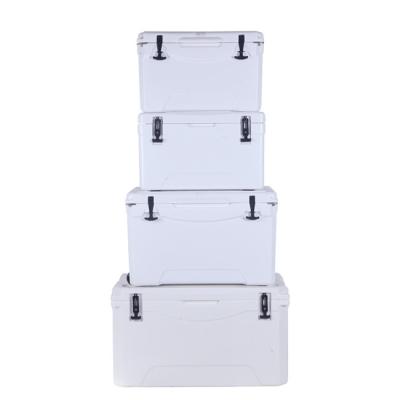 China LLDPE Rotomolded Ice Box Cooler Portable 25QT Plastic Insulated for sale