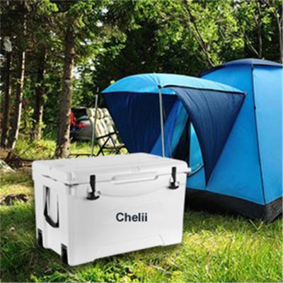 China Camping LLDPE 63QT Food Ice Box 12.5kgs Outdoor Cooler Box for sale